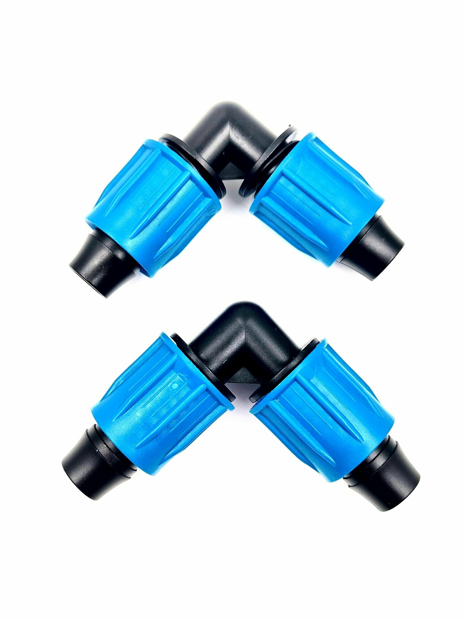 Уголок (2 шт.) компрессионный для садовой трубки 16 мм