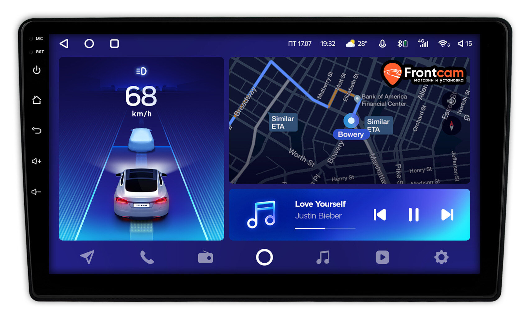 Штатная магнитола Teyes CC2 PLUS 6/128 10" RM-10-0749 BMW 5 (E34) 1987-1996 Android 10 (4G-SIM, DSP, QLed)