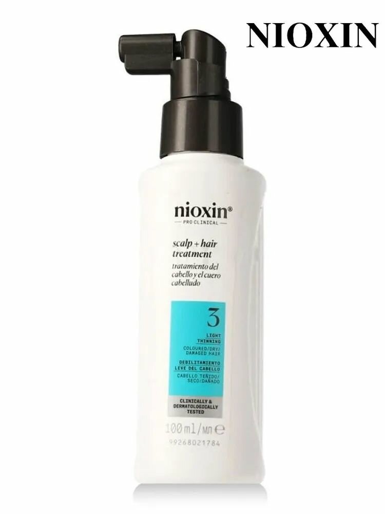 Nioxin - System 3 Care + Hair Thickening Treatment Маска восстанавливает кожу головы и придает блеск волосам 100 мл