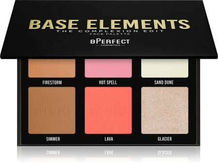 Тени для век BPerfect Base Elements The Complexion, разноцветные, 2,7 г