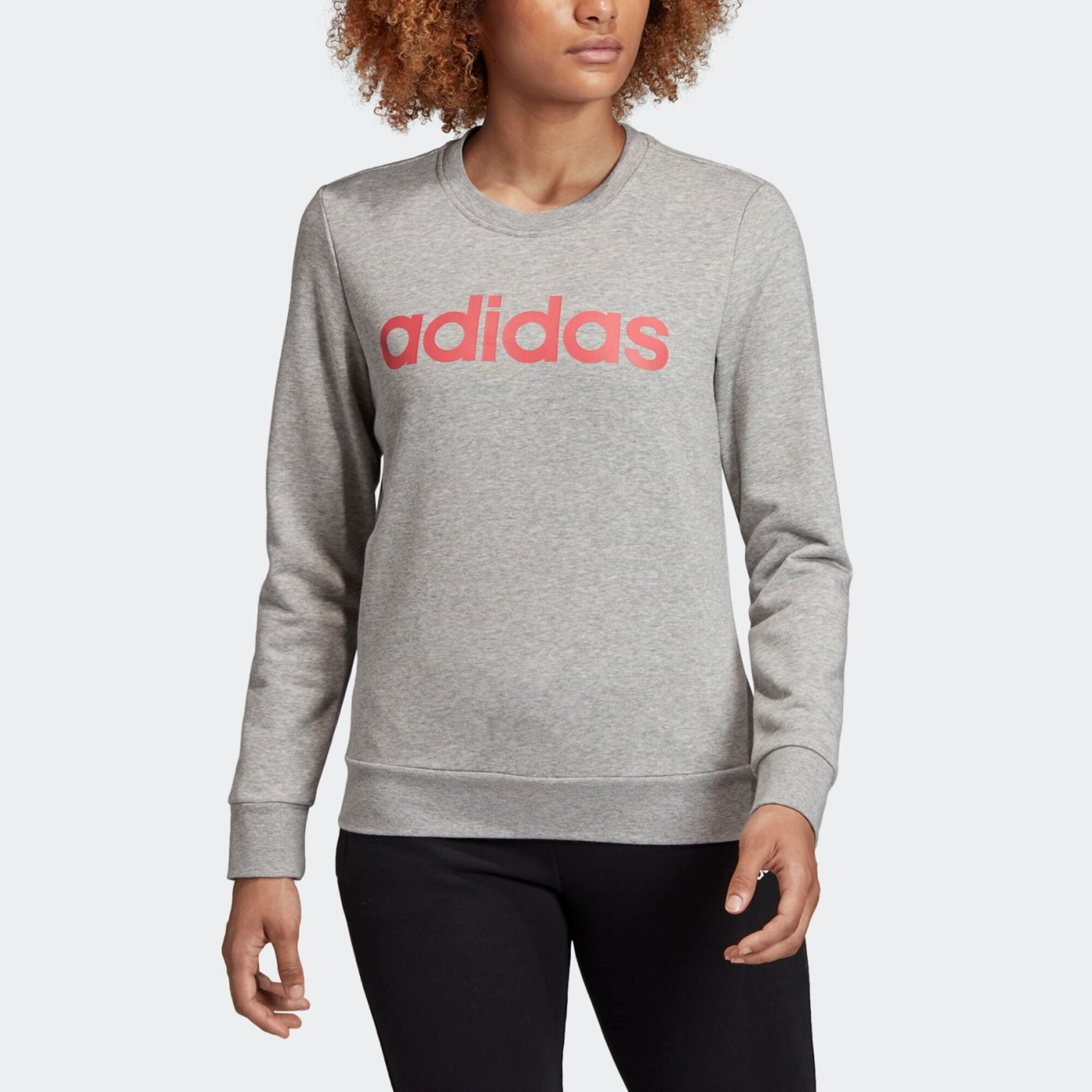 Толстовка adidas Essentials, размер L, , серый — фото 1