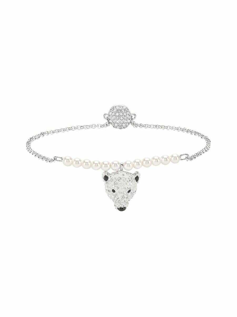 Браслет-цепочка, кристаллы Swarovski