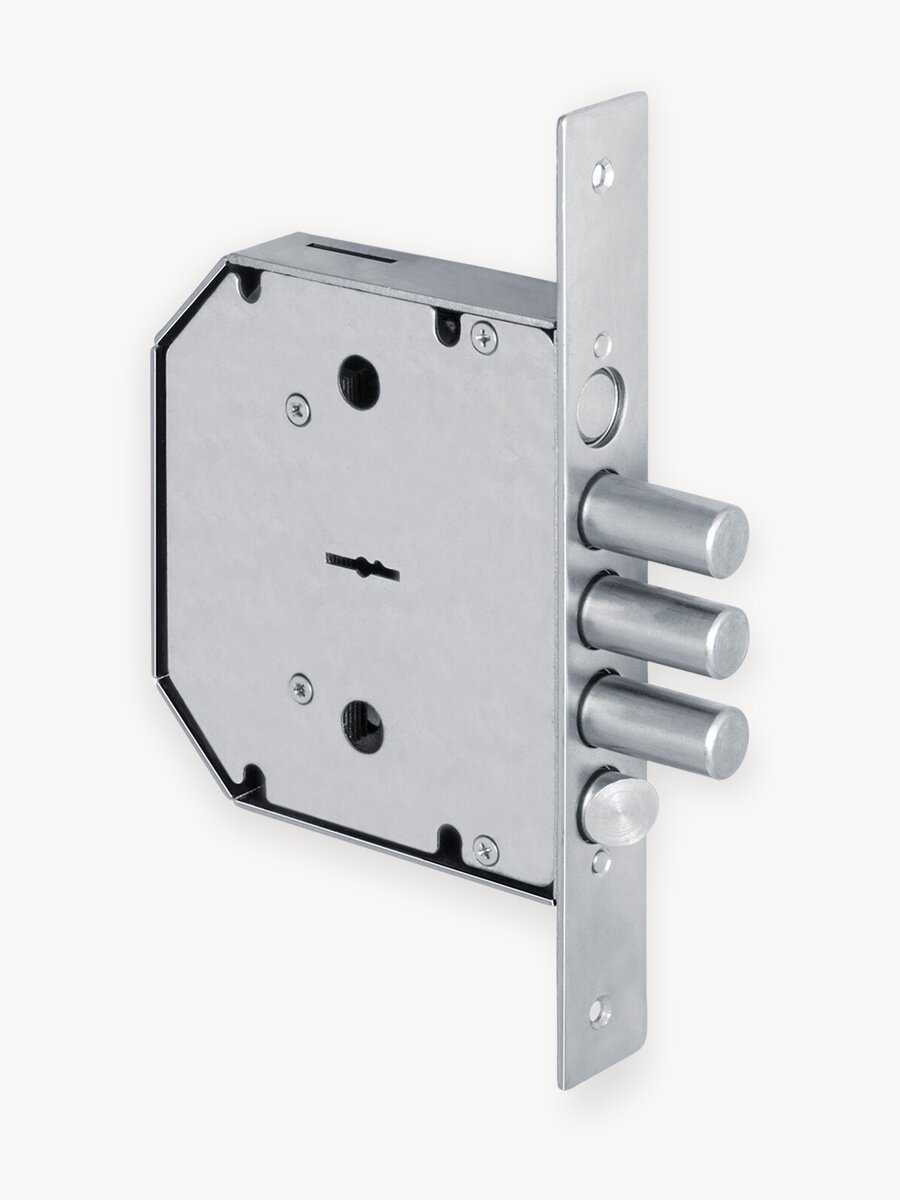 Замок Class GS-SМ 012, сувальдный, для металлических дверей, серебристый