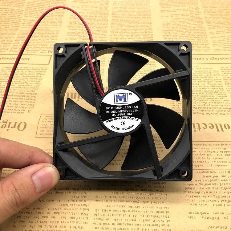 M MF9225S24H DC24V 0.18A 9 см 2 провода, вентилятор охлаждения -