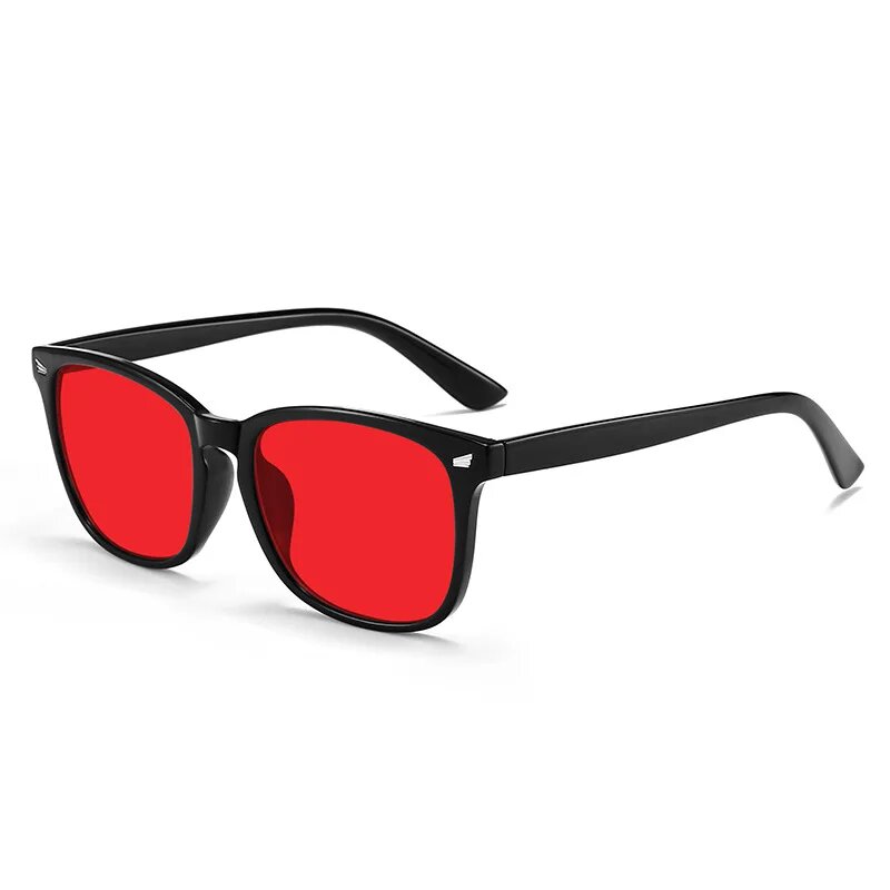 SO&EI очки для сна с защитой от синего света Black Red, Красный