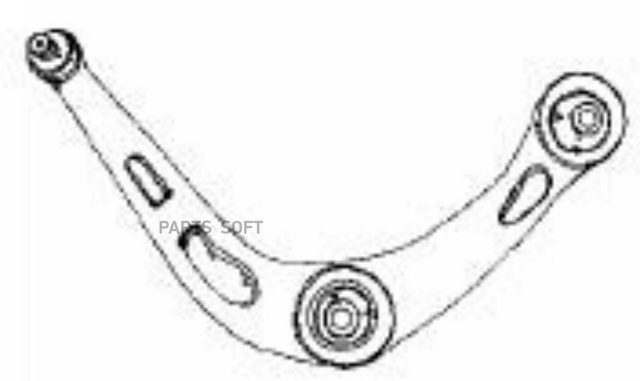 SH AUTO PARTS SH-67004 Рычаг подвески нижний левый PEUGEOT 206 96- ()