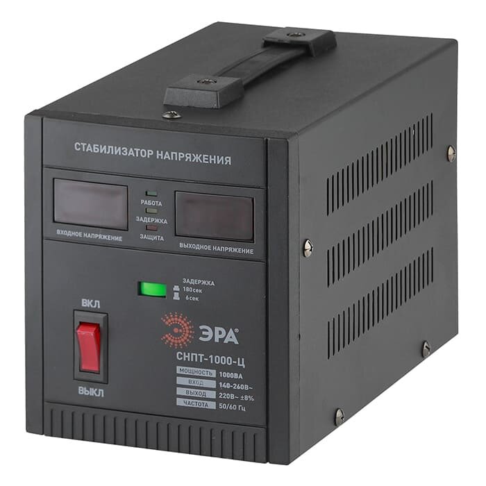 Стабилизатор напряжения ЭРА СНПТ-1000-Ц