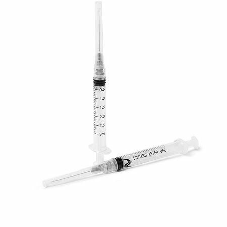 100шт Шприц стоматологический для ирригации эндодонтический 3мл с иглой