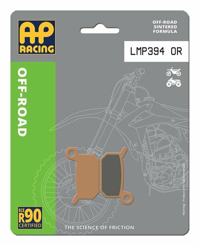 Колодки дискового тормоза AP Racing LMP394 OR (FDB2183 / FA325)