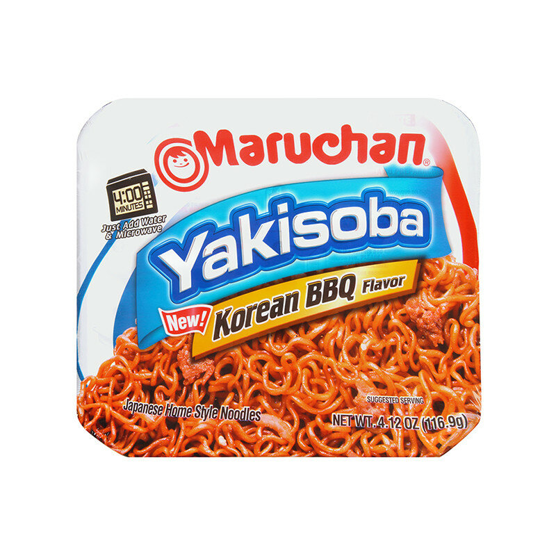 Лапша быстрого приготовления Maruchan Якисоба Корейское барбекю 117 г, США