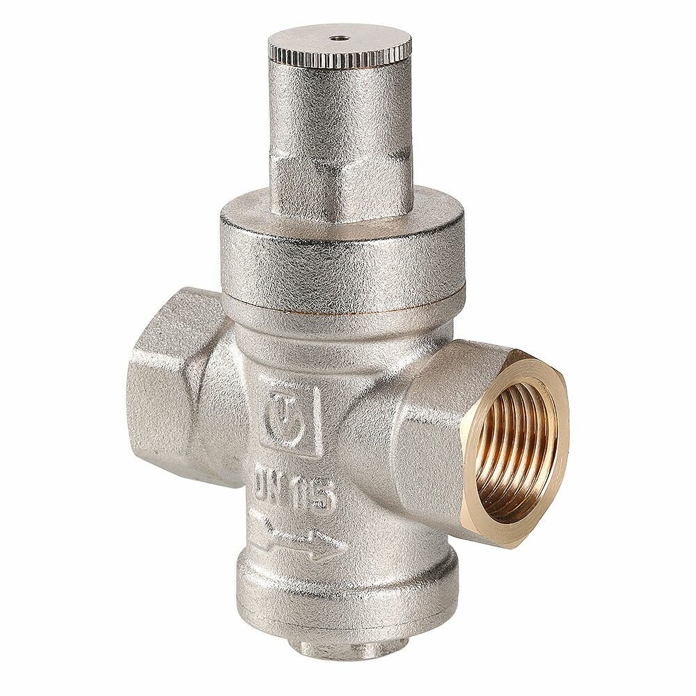 Редуктор давления VALTEC резьба 3/4", диаметр 20 мм, диапазон регулировки 1-6 бар VT. 083. N. 05