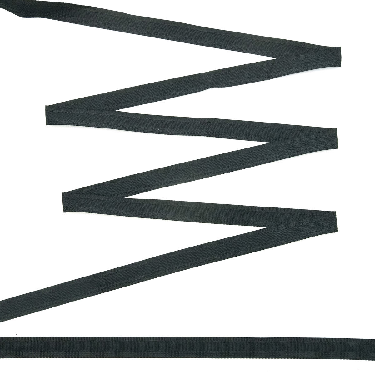 Тесьма брючная "Лента", С790, 5,7 г/м, 1,5 см*25 м (005 черный)