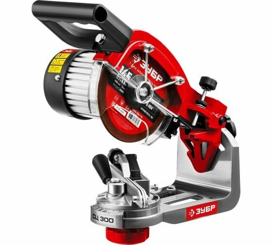 Заточный станок ЗУБР СЦ-300, красный