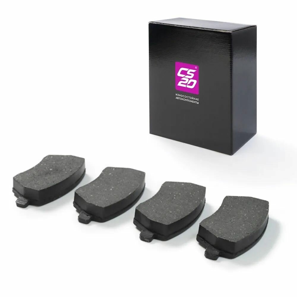 Колодки тормозные передние для LADA Vesta 16V, Largus, X-Ray, Vesta Cross, Renault Duster, Logan, Sandero комплект 4 шт. серии Original+ арт 14308