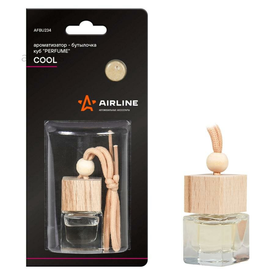 AIRLINE AFBU234 ароматизатор-бутылочка КУБ PERFUME COOL (AFBU234)