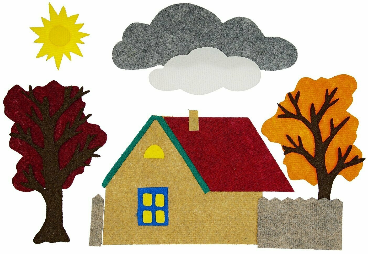 Четыре домика большие без игрового поля