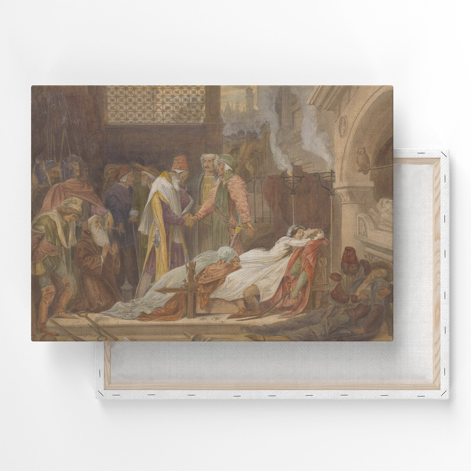 Картина на холсте, репродукция / Фредерик Лейтон - The Reconciliation / Размер 30 x 40 см