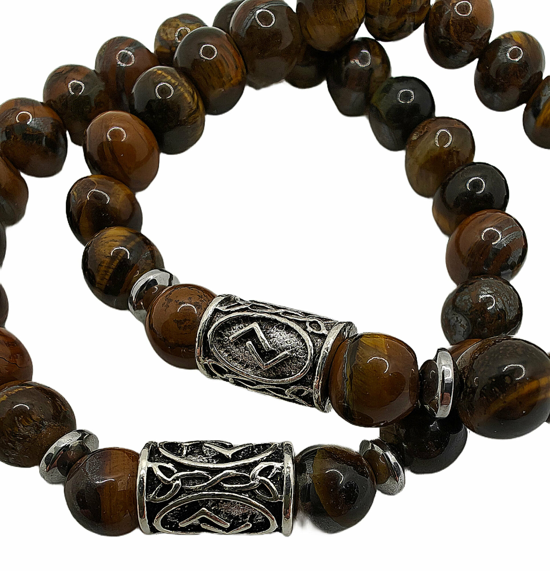 Славянский оберег, Браслет-нить, тигровый глаз