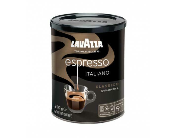 Кофе Lavazza "Espresso", молотый, средняя обжарка, арабика, в металлической банке, 250 г