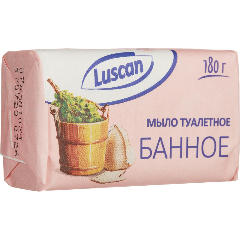 Мыло туалетное Luscan Банное 180г 1685303 11000483