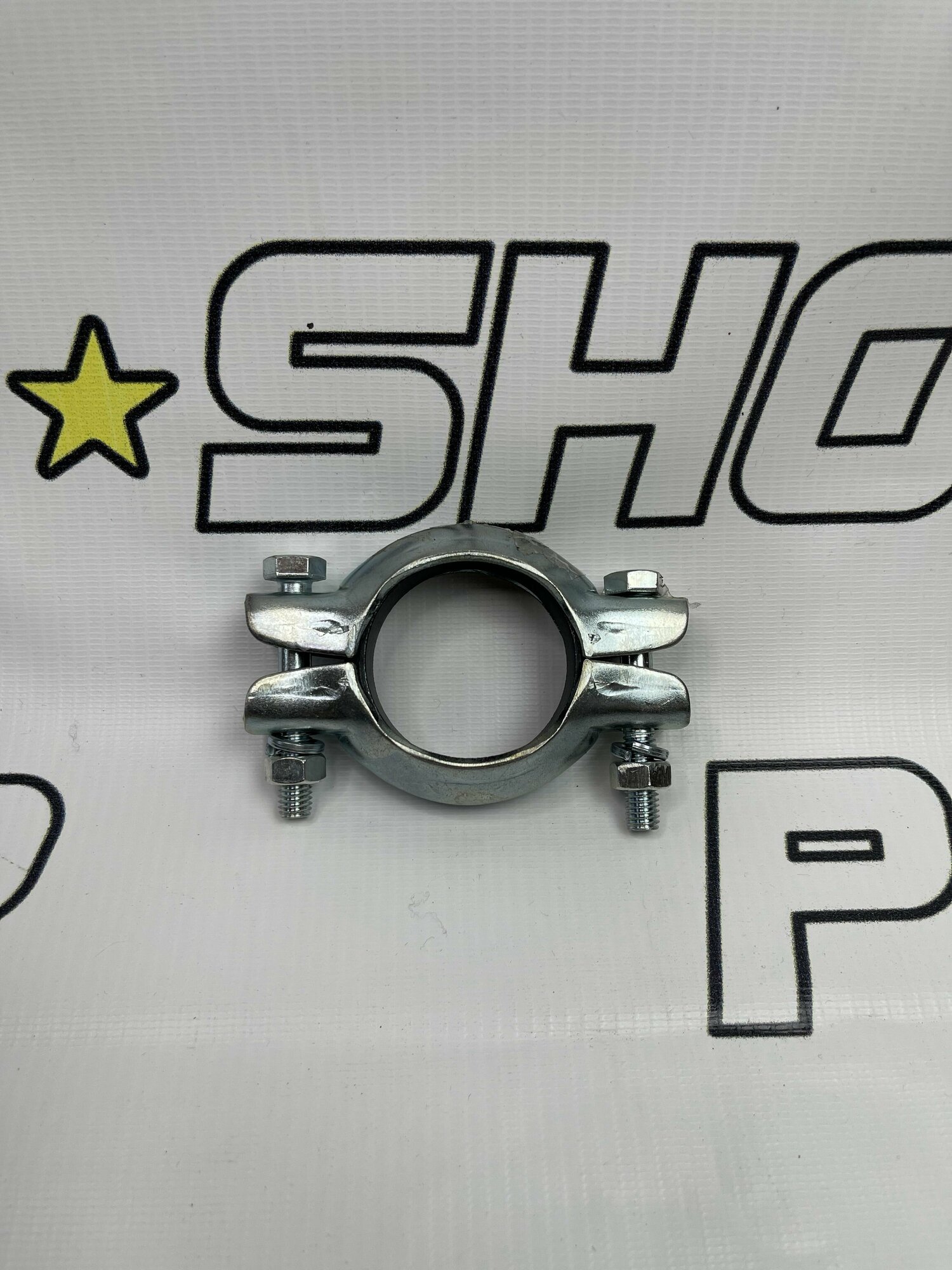 Хомут глушителя с кольцом подходит для калины/приоры под 51 трубу