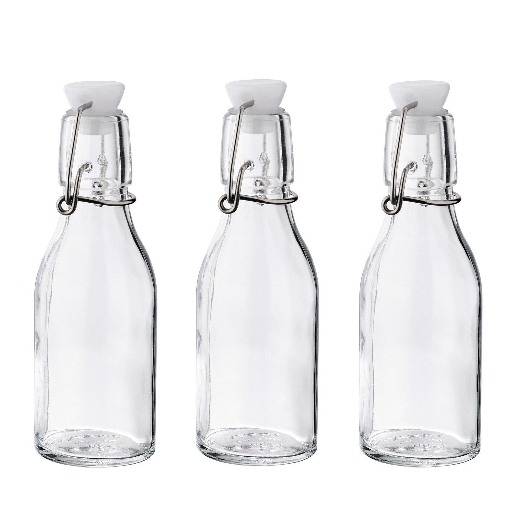 Бутылочки 100 мл с бугельной пробкой 3 шт