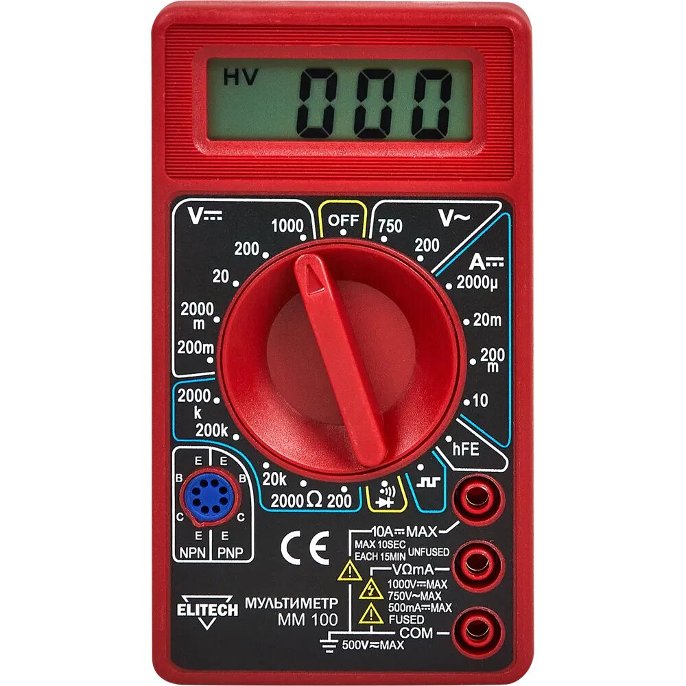 Мультиметр Elitech 100