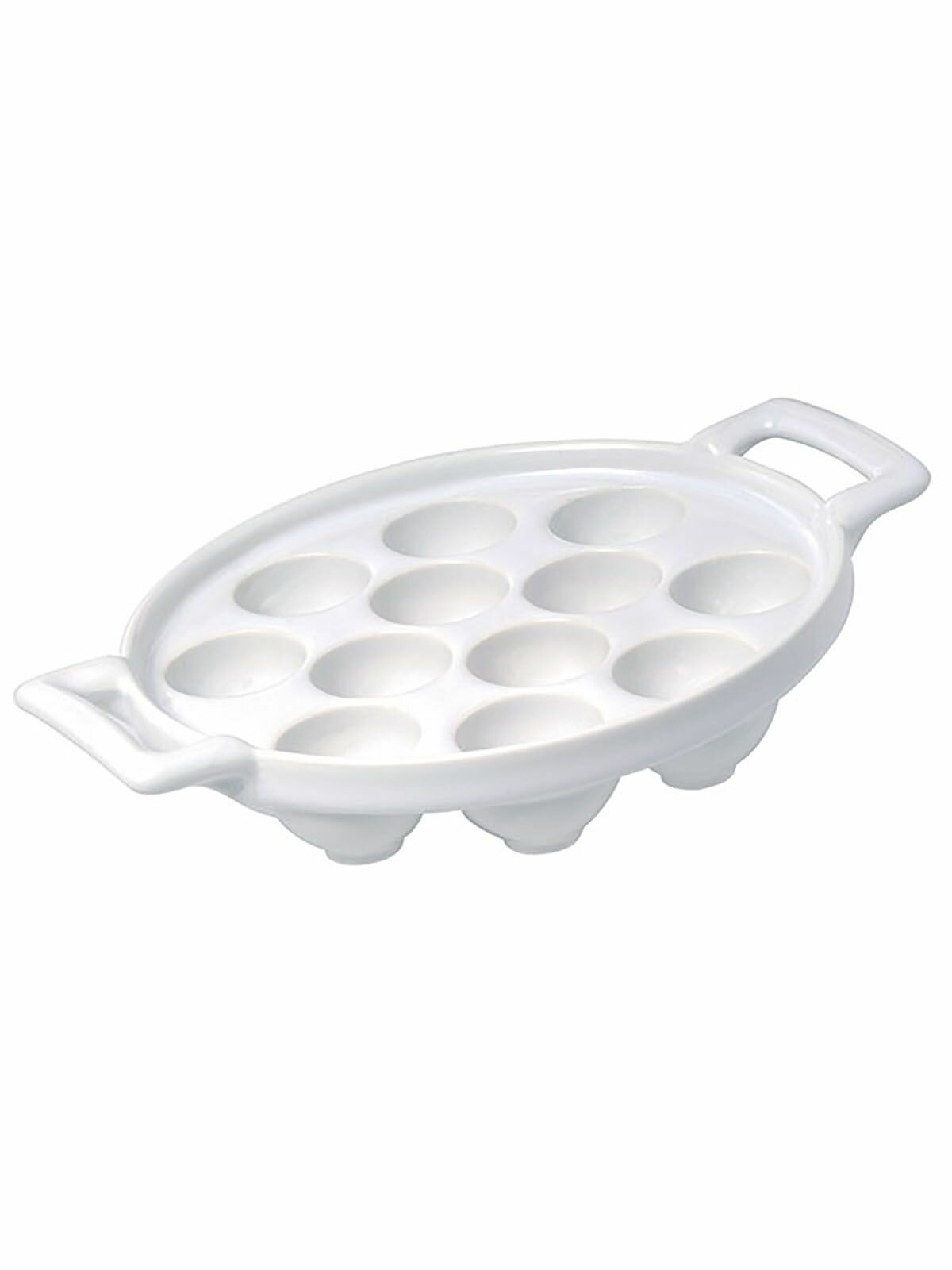 Блюдо для улиток овальное Revol Belle Cuisin фарфоровое 21,5x16 см
