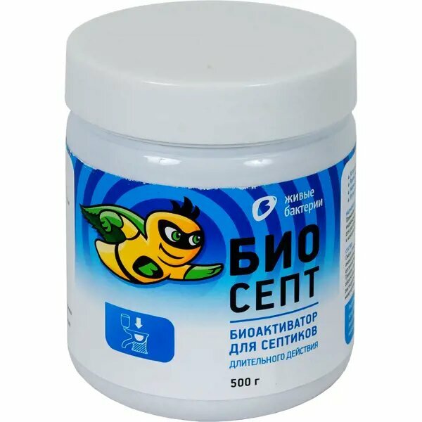Биоактиватор для септиков Биосепт разовой засыпки 500 г