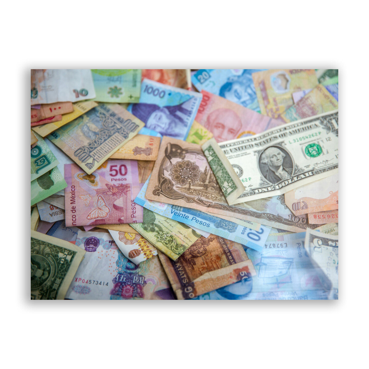 Постер, плакат на бумаге / Деньги / Размер 30 x 40 см