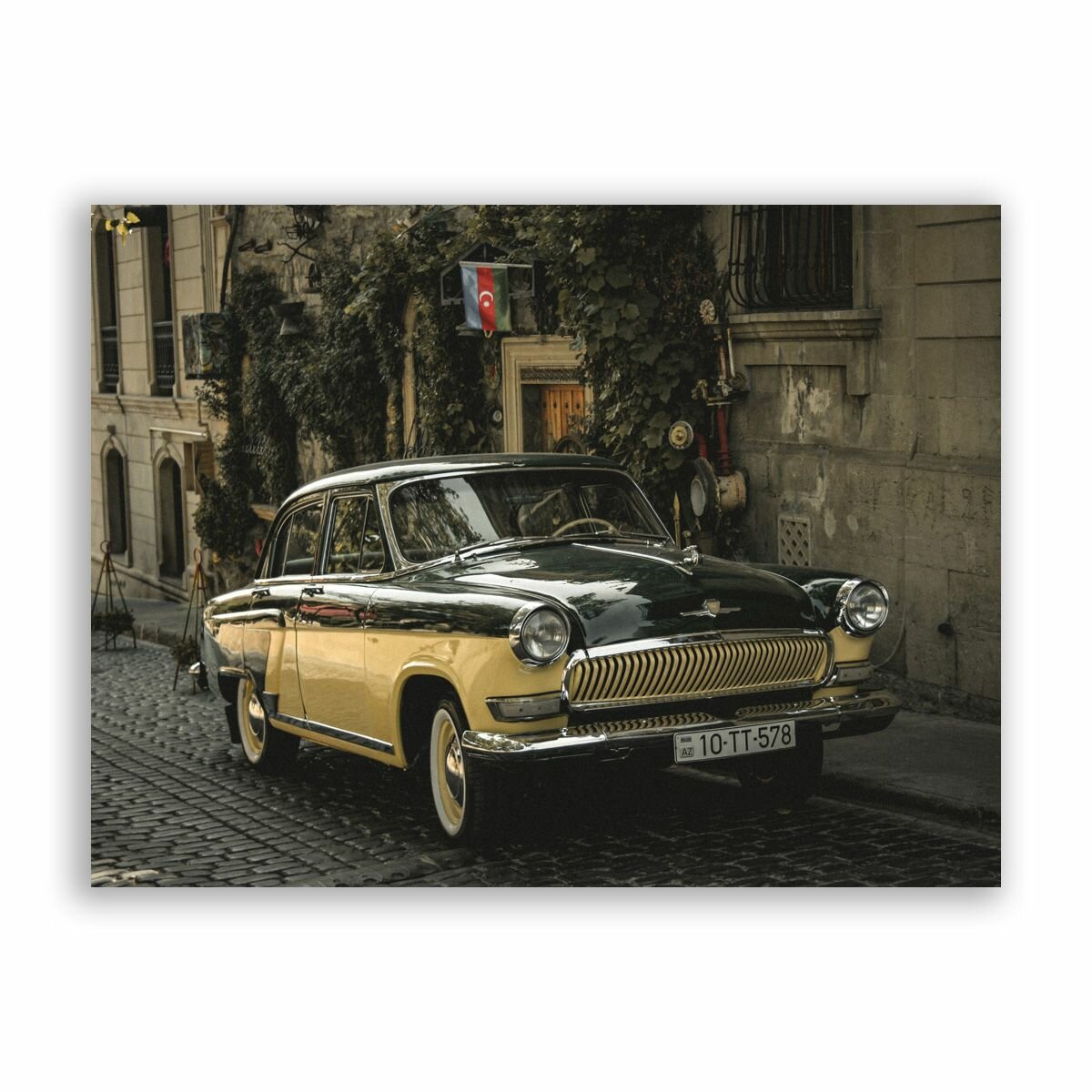 Постер, плакат на бумаге / Автомобиль Волга / Размер 40 x 53 см