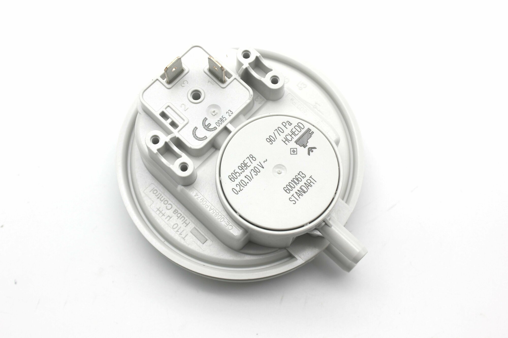 Пневмореле (прессостат) для котла Bosch GAZ 4000W, Buderus Logamax U042-24K (90-70 Pa), 94/74 Pa артикул 87160112910