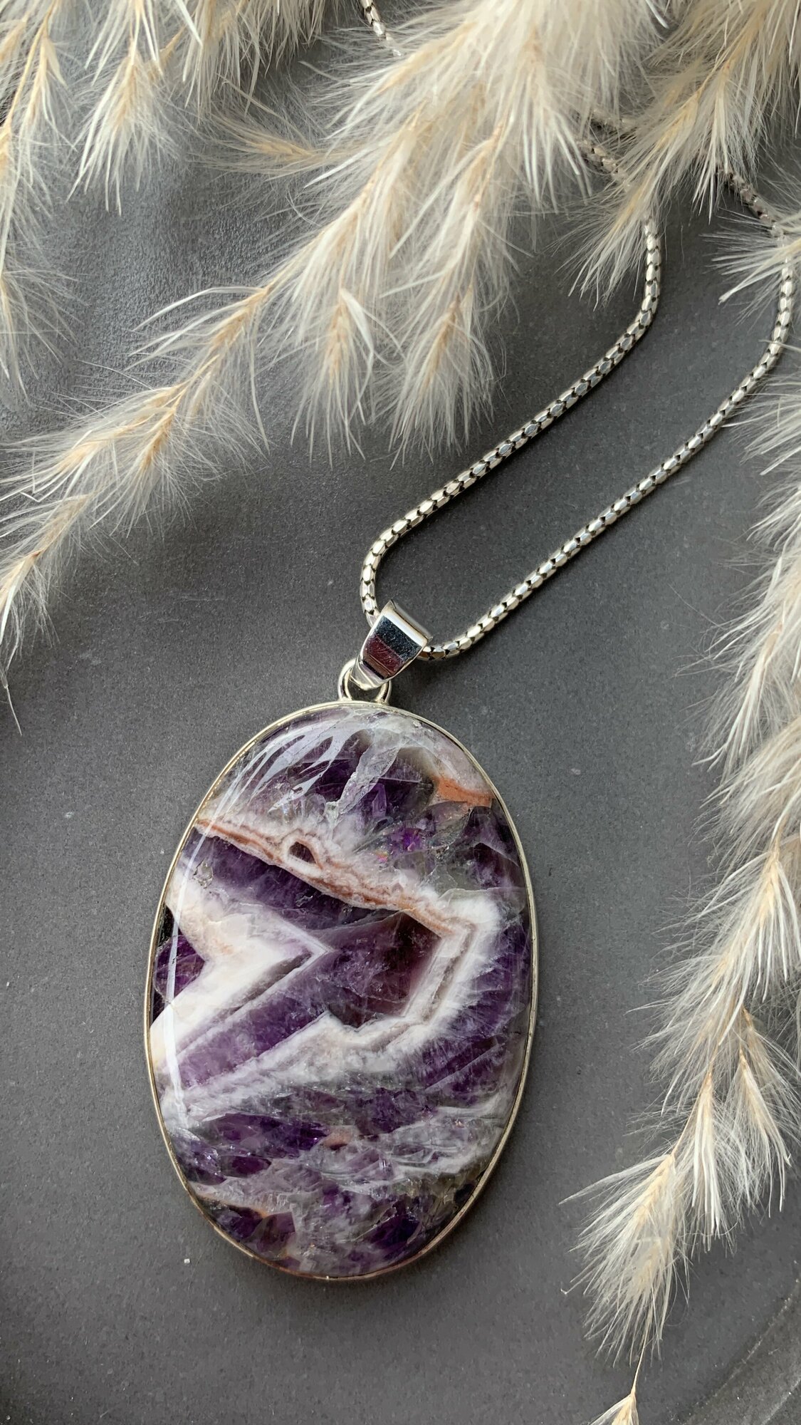 Подвеска, аметист