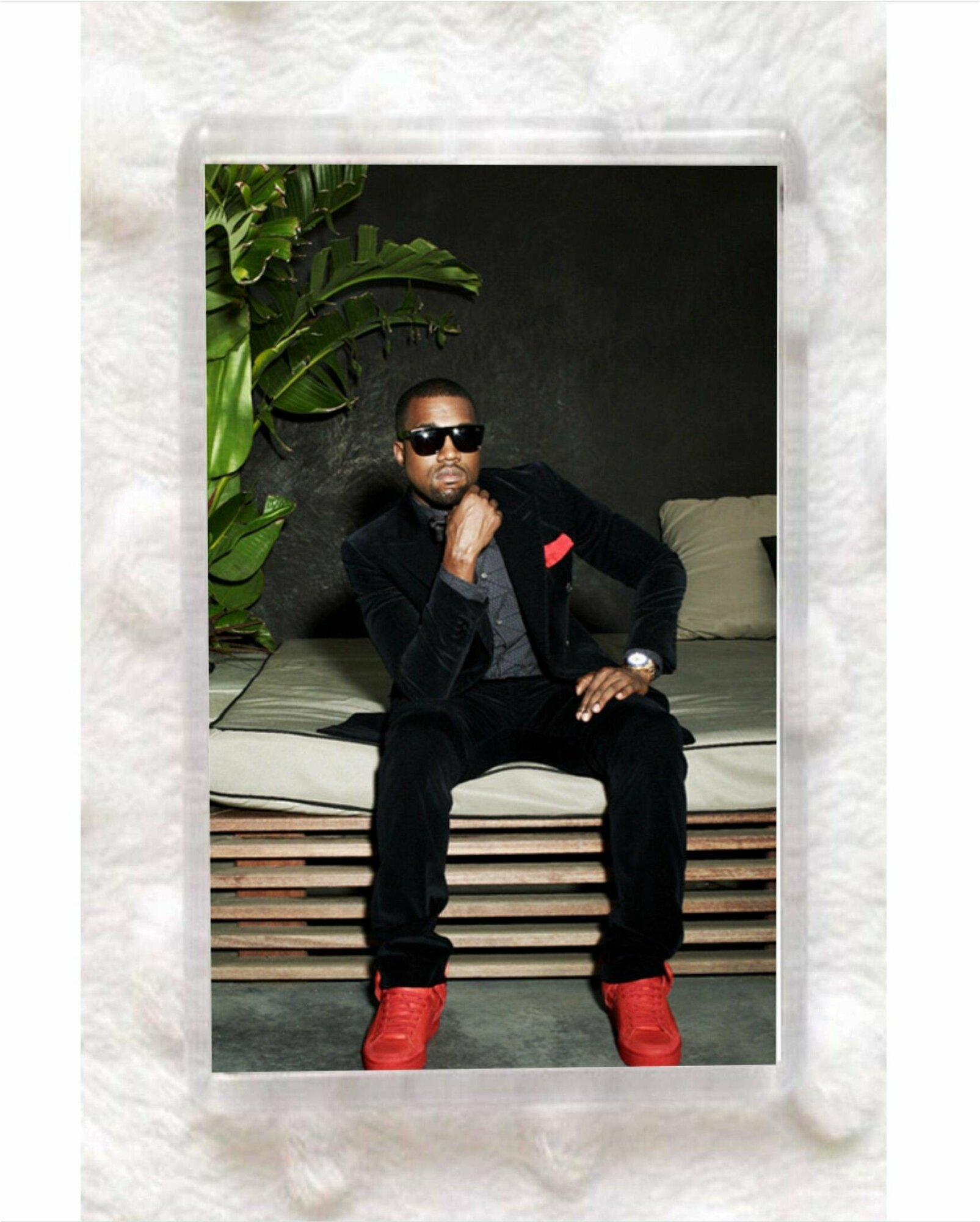 Магнит акриловый с принтом "Пафф Дэдди", Puff Daddy