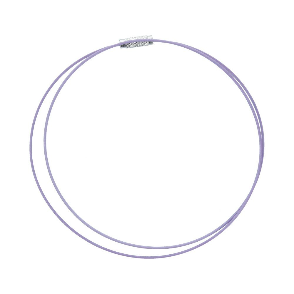 "Zlatka" Основание для колье KS-050 50 см №13 св. сиреневый