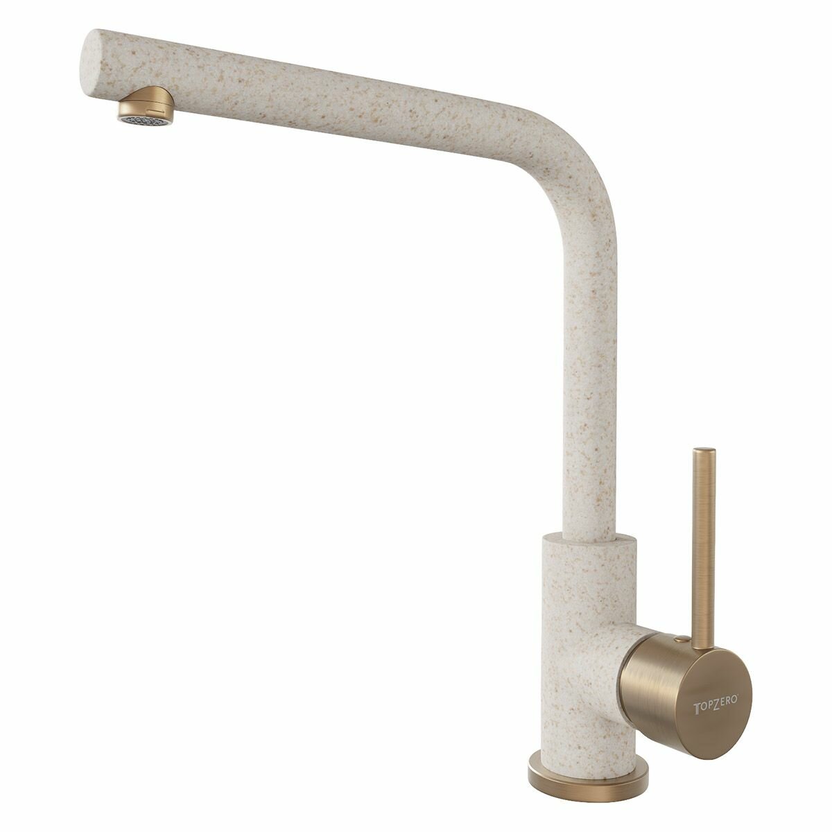 Кухонный смеситель TopZero Donald 58 Beach/BR, гранит/бронза