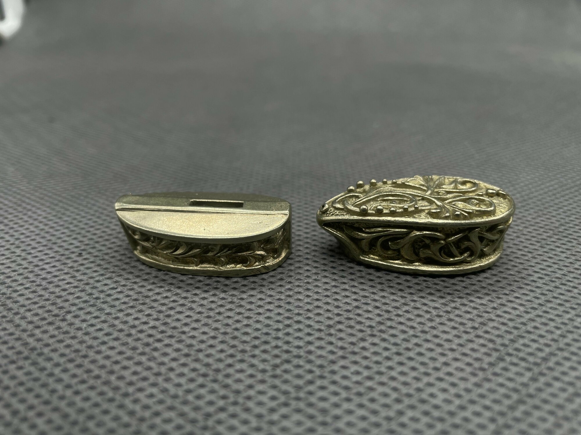 Комплект литья Мельхиор больстер и навершие без упора "Охотник"