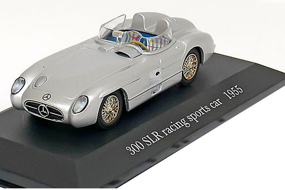 Модель коллекционная ALTAYA Mercedes 300 slr 1955 silver