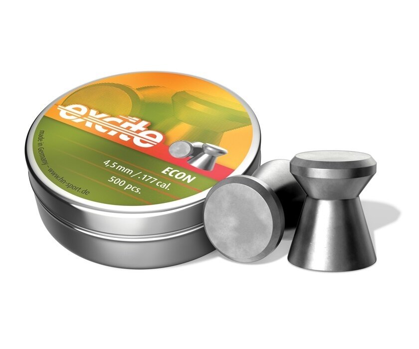 Пули для пневматики H&N Excite Econ II 4,5 мм, 0,48 грамм, 500 штук