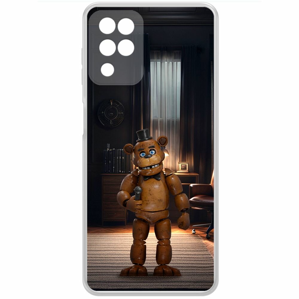 Чехол-накладка Krutoff Clear Case фнаф - Медведь Фредди для Samsung Galaxy A12 (A125)