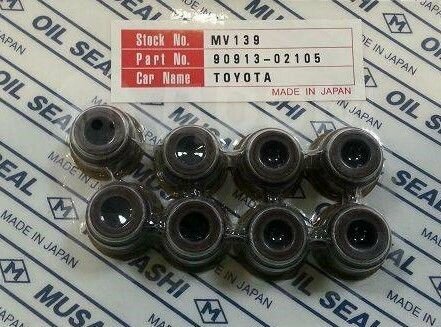 Колпачок маслосъемный 8шт. MV139; JF-1640115; 1FZFE; 90913-02097; 90913-02105; TOYOTA; MUSASHI