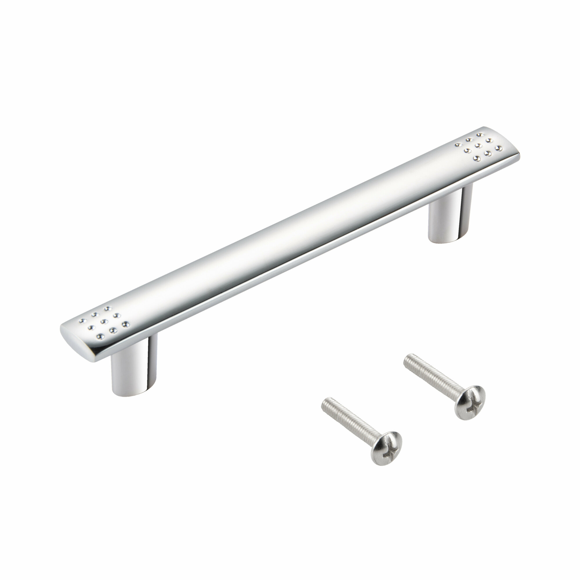 Мебельные ручки-скобы 1291 CHROME 96 MM (комплект 2 штуки) | хром