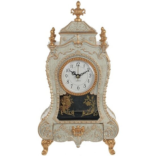 Настольные часы Remeco Collection ТОП гифт с шкатулкой (музык, 1xАА не прилаг.), 16,5х9х32 см