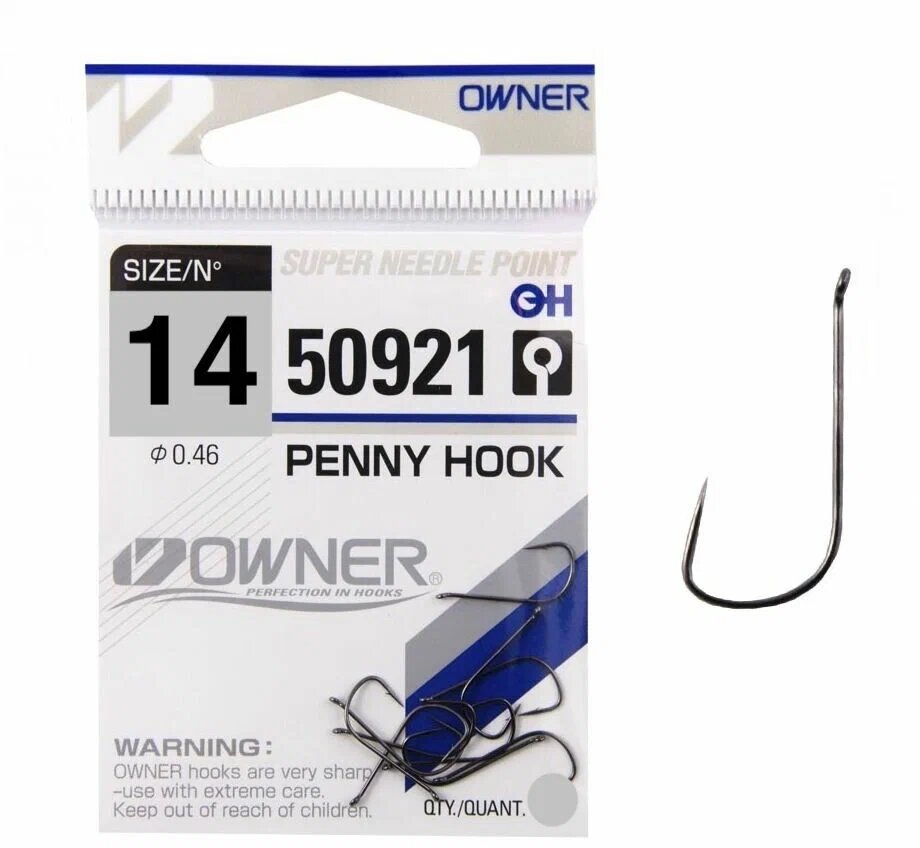 OWNER Крючок Penny Hook BC 50921 №14 11шт