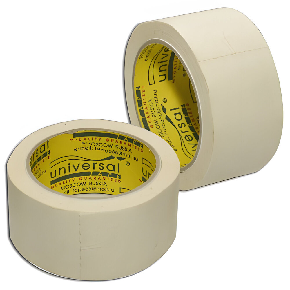 Упаковка 12 шт. Клейкая лента малярная 48 мм х 25 м, потребительская, 01649