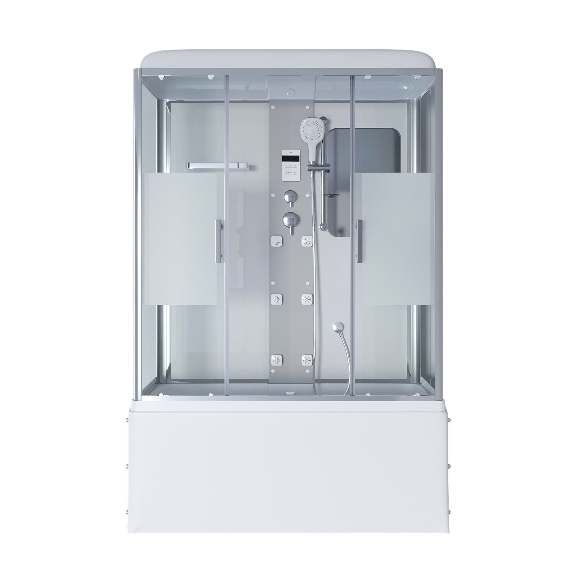 Душевая кабина Niagara Ultra NG-3170-01 (170х75х220) высокий поддон(56см), стекло матовое,4 места
