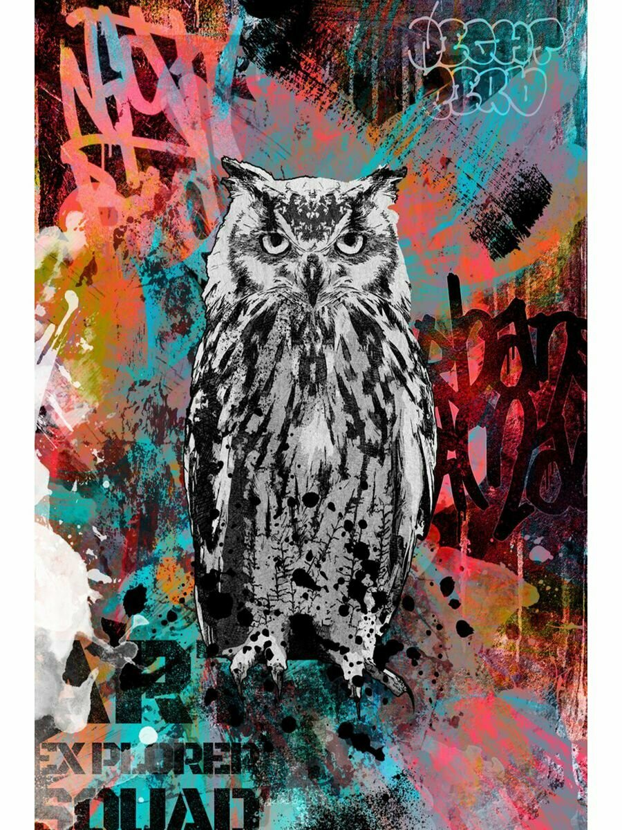 Постер "Поп-арт. Сова"