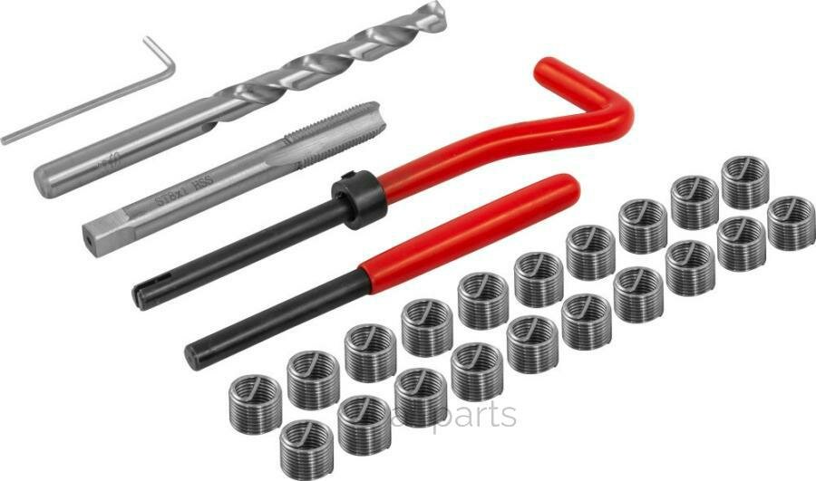 THORVIK TRIS810 Набор для восстановления резьбы M8x1.0, 25 предметов THORVIK TRIS810