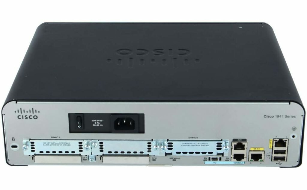 Маршрутизатор Cisco 1941/K9 2хRJ-45 2хRS-232 2хUSB 2.0 1G