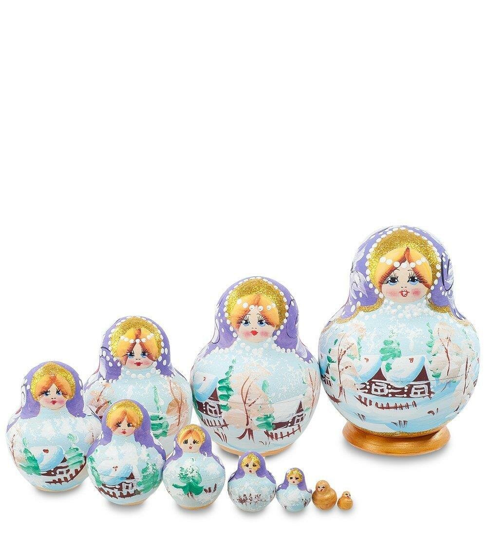 Матрешка 10 м "Дарья" A2177764 Народные промыслы, Дерево липа, краски